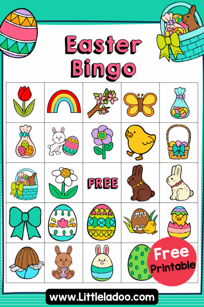 Easter Bingo {Free Printable}