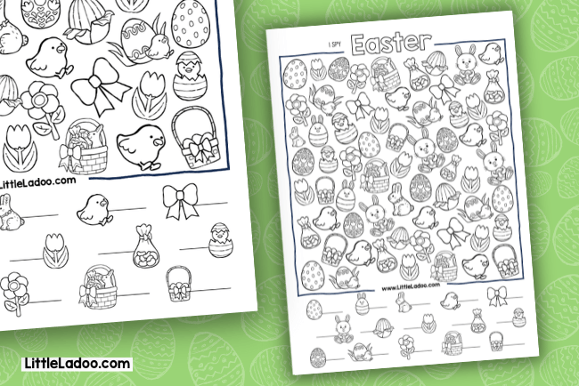 I Spy Easter {Free Printable}