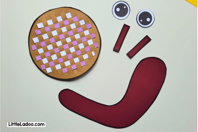 Paper Weaving Snail Craft