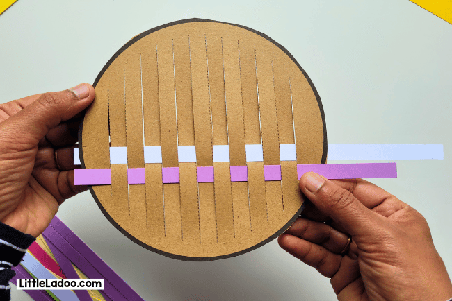 Paper Weaving Snail Craft