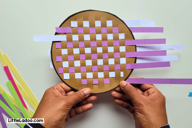 Paper Weaving Snail Craft