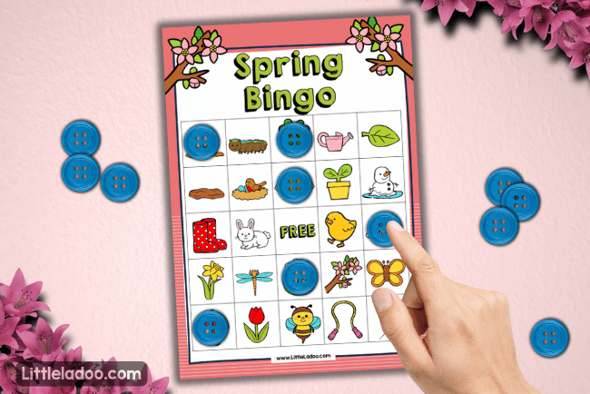 Spring Bingo {Free Printable}