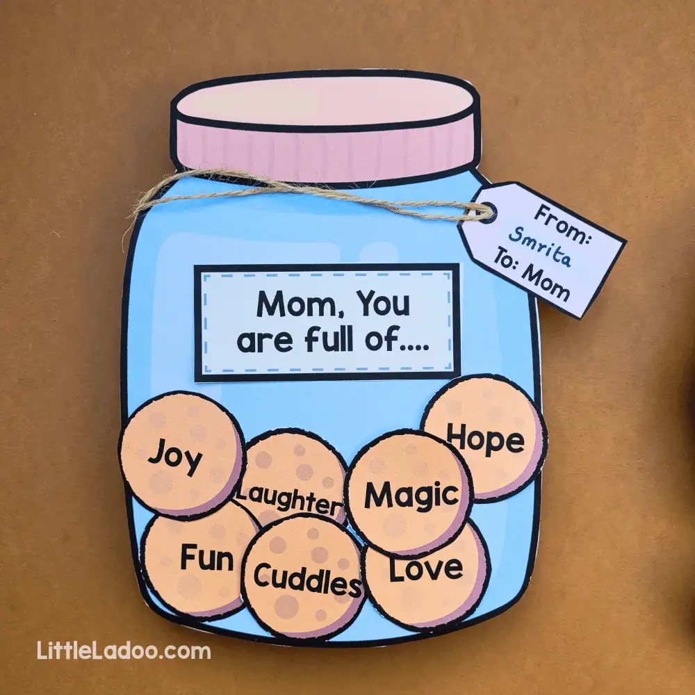 Mother's Day Cookie Jar Craft