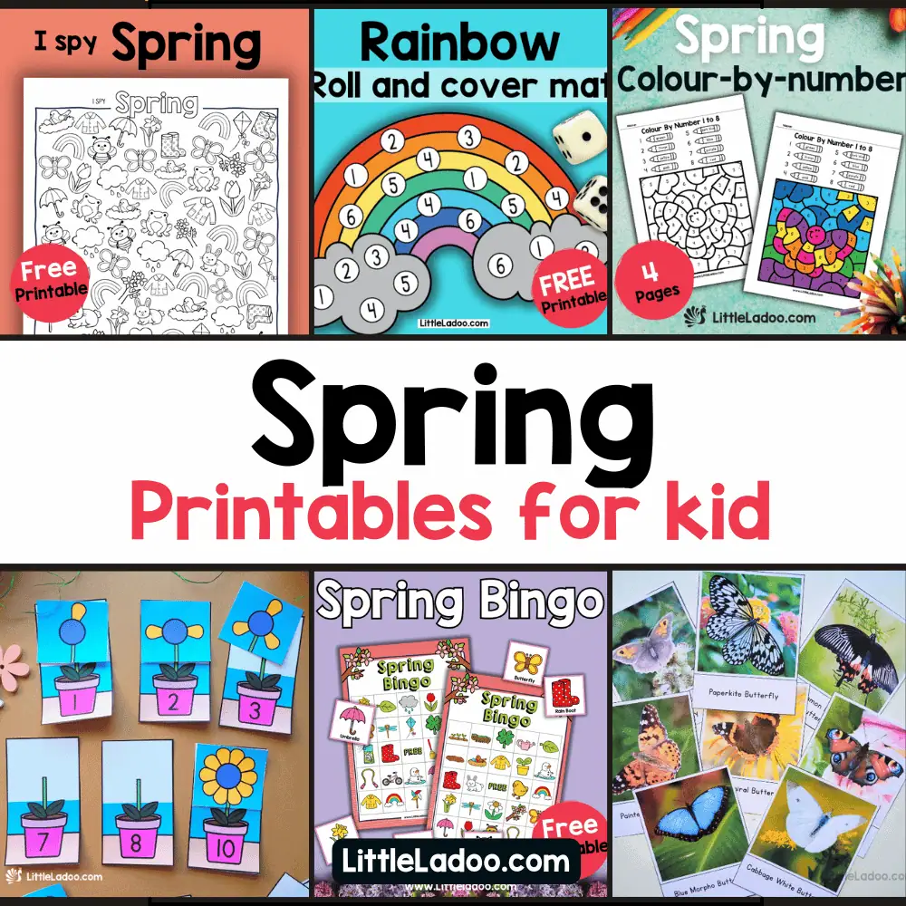 Free Spring Printables for kids
