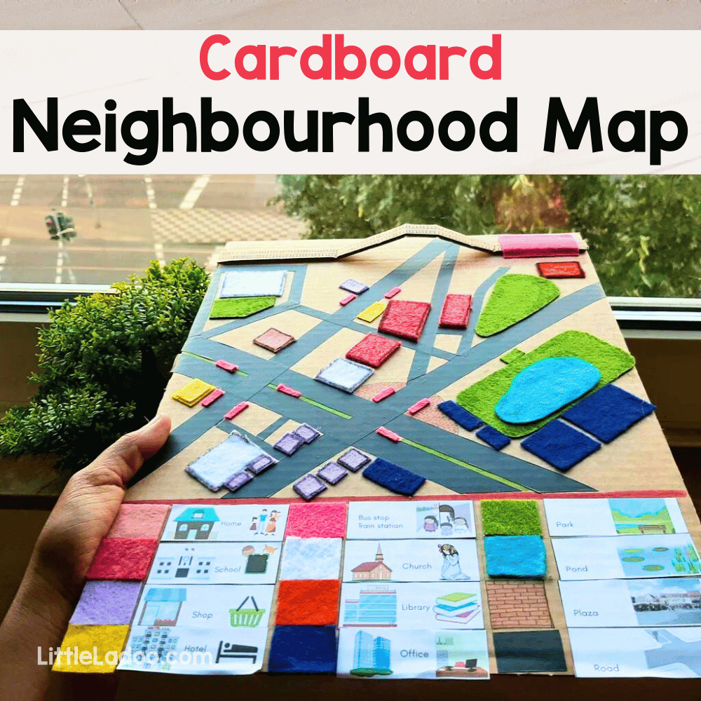 How to make a Neighbourhood Map for kids? - Little Ladoo