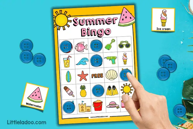 Summer Bingo {Free Printable}