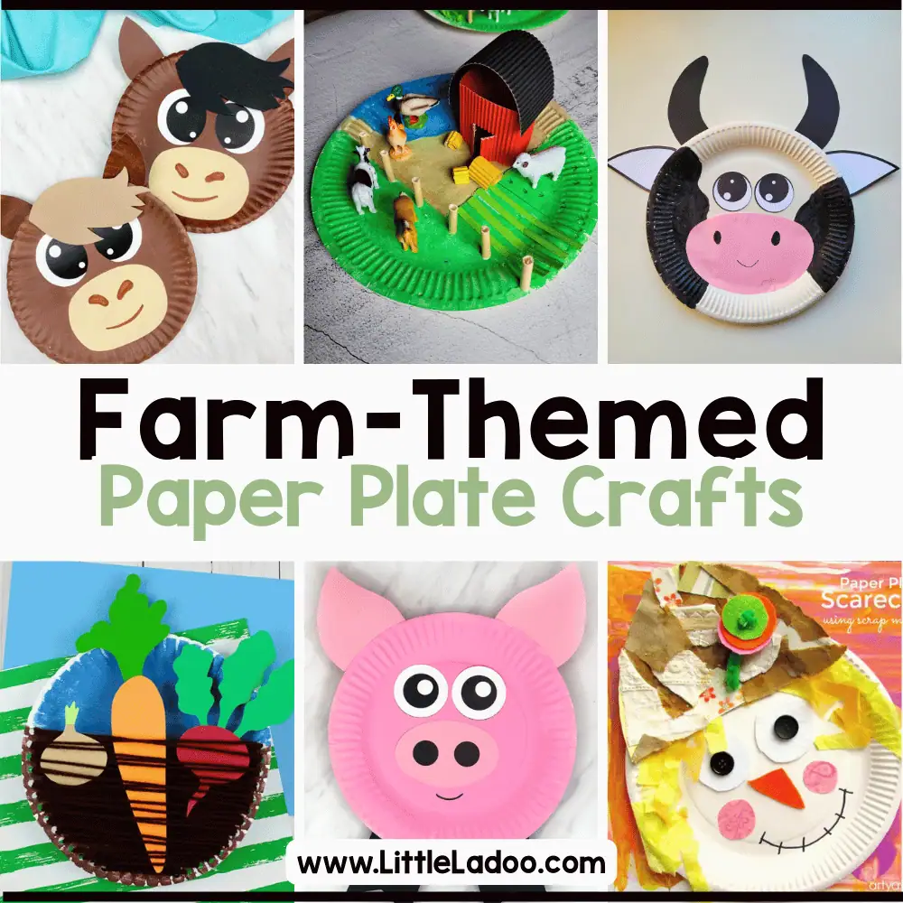 15 Paper Plate Farm Crafts for Kids