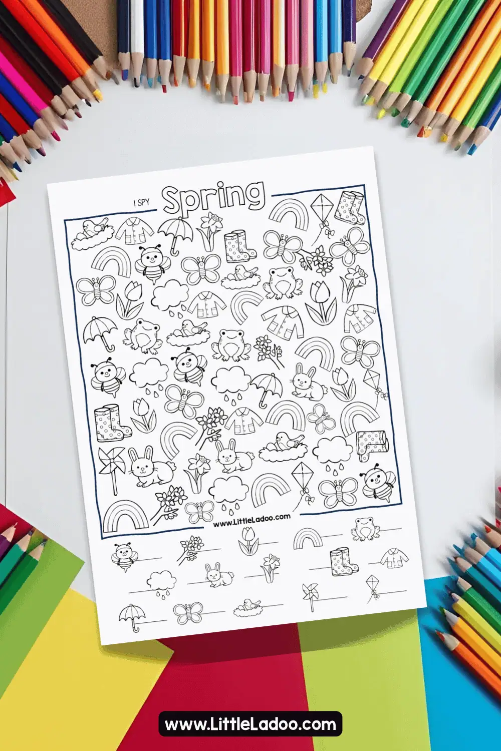 Free I Spy Printables for Kids (Around the Year Collection)