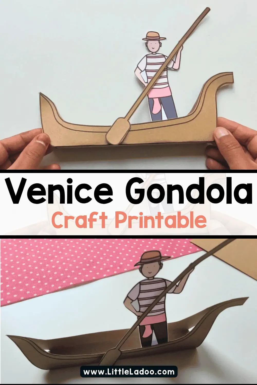Venice Gondola Craft - Little Ladoo