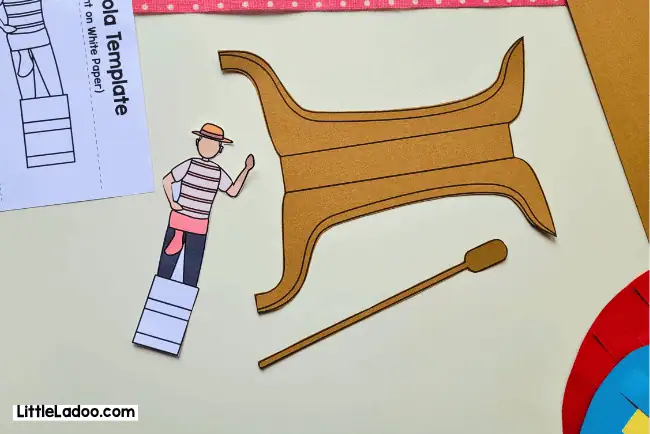 Venice Gondola Craft - Little Ladoo